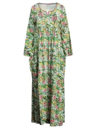 CONNOR & BLAKE Floral-print Maxi Dress - Green