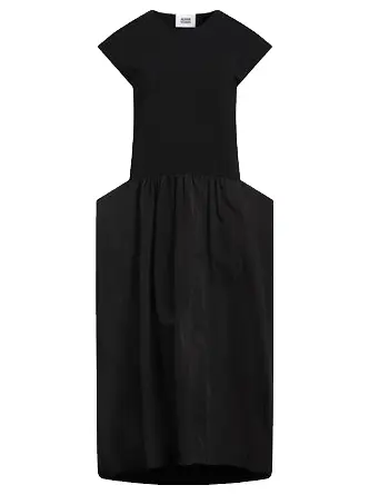 Alpha Studio Midi Flared Dress - Black