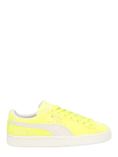 PUMA Leather Low-top Sneakers - Yellow