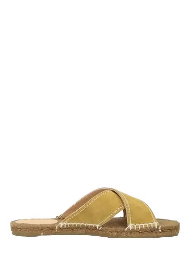 CastaÑer Leather Espadrille Sandals - Beige
