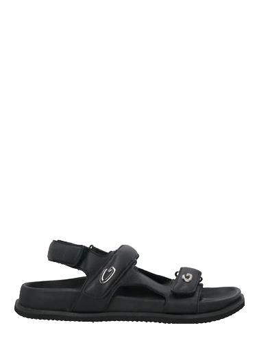 Alberto Guardiani Leather Sandals - Black