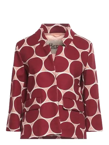 Herno Geometric-print Jacket - Red