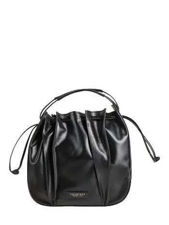 THE BRIDGE Leather Bucket Bag - Black