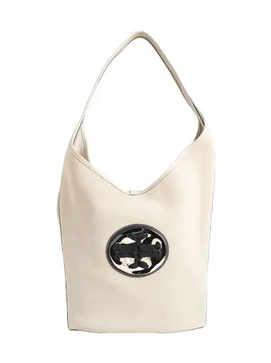 Tory Burch Leather Hobo Bag - White