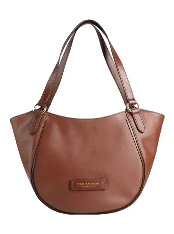 THE BRIDGE Cow Leather Handbag - Brown
