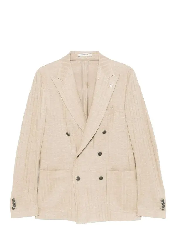 Tagliatore Knitted Blazer - Neutrals