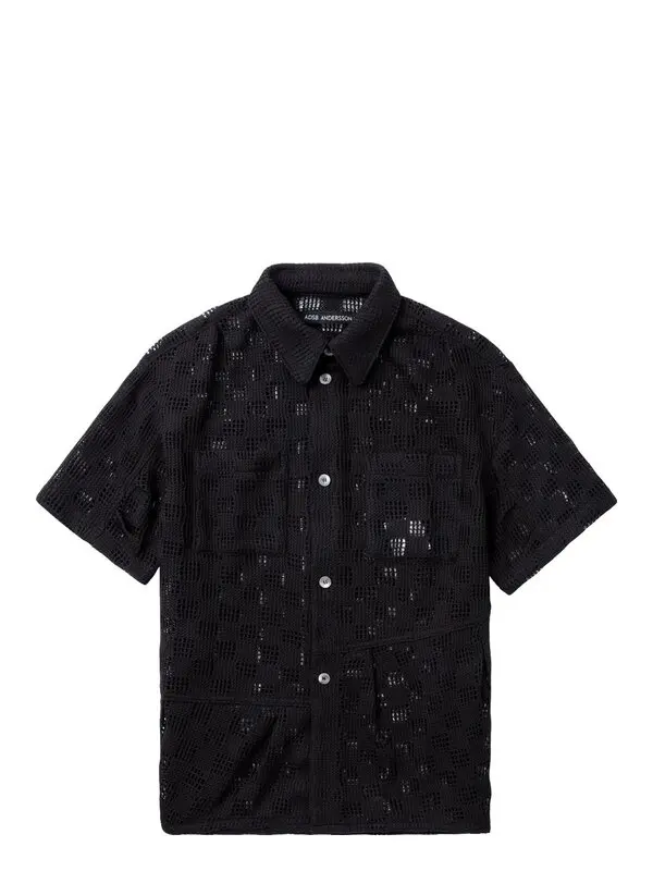 Andersson Bell Crochet Shirt - Black