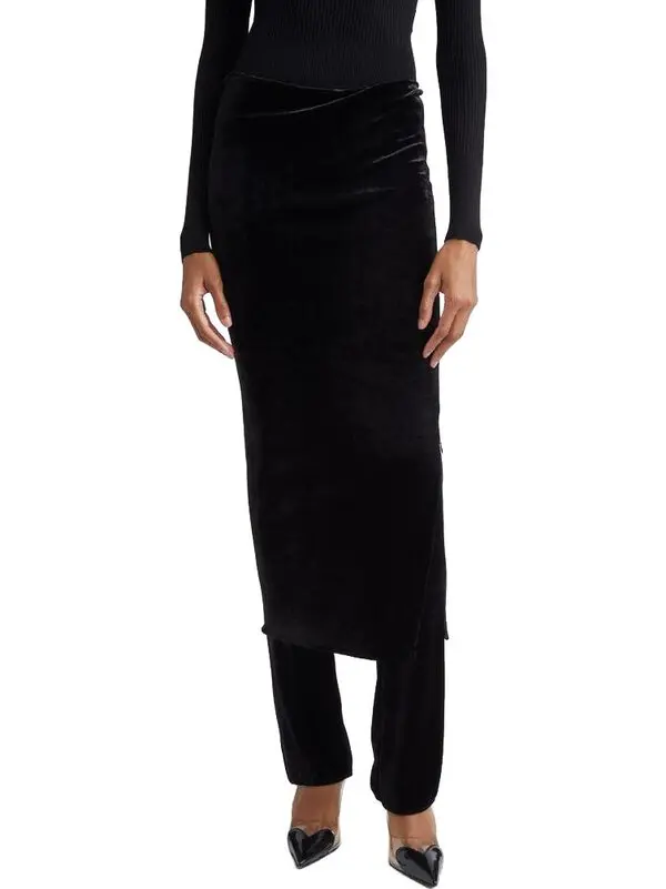 Alaïa Skirt Pants - Noir Alaia