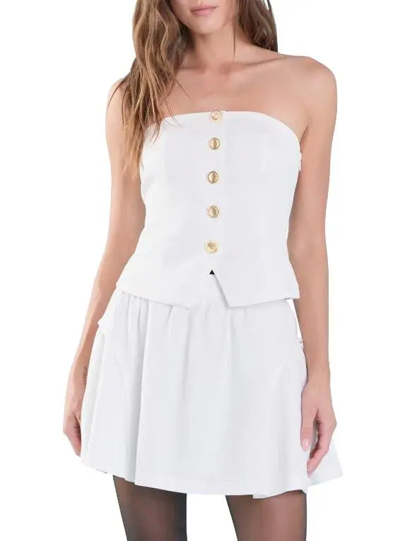 Endless Rose Strapless Top - Ivory
