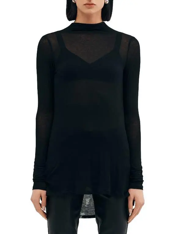 MARCELLA Athens Long Sleeve Tunic - Black