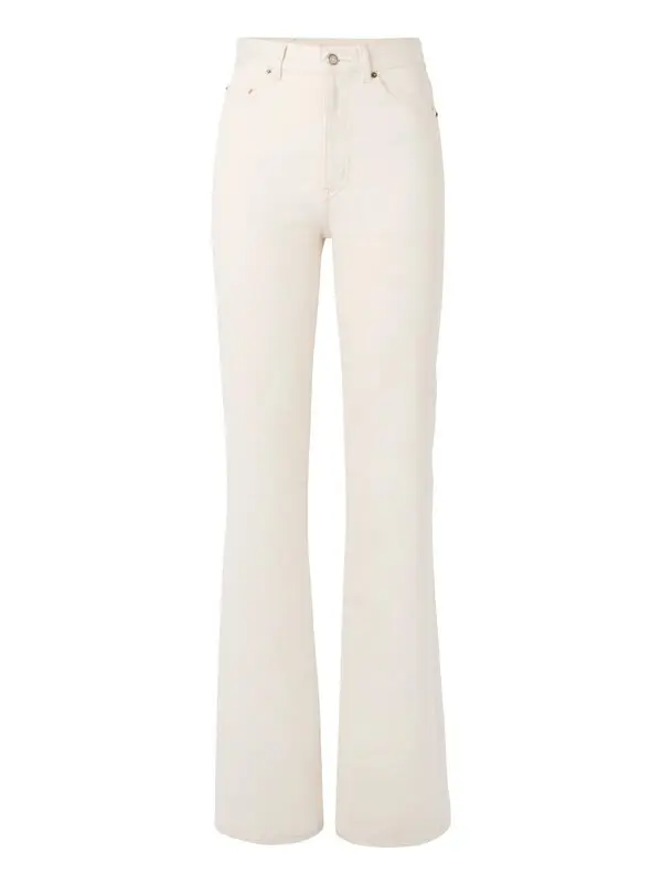 Saint Laurent High-rise Bootcut Jeans - Neutrals