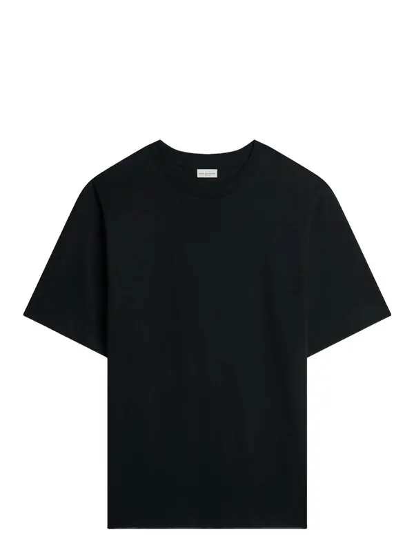 Dries Van Noten Boxy Cotton T-shirt - Black