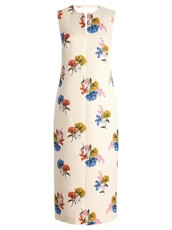 EMILIA WICKSTEAD Ludie Column Midi Dress - Floral