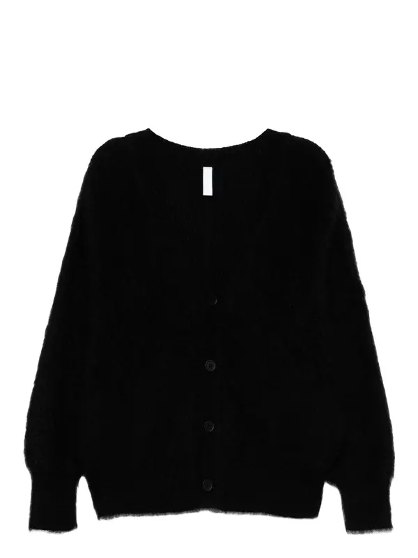 CFCL Brushed Effect Cardigan - Black