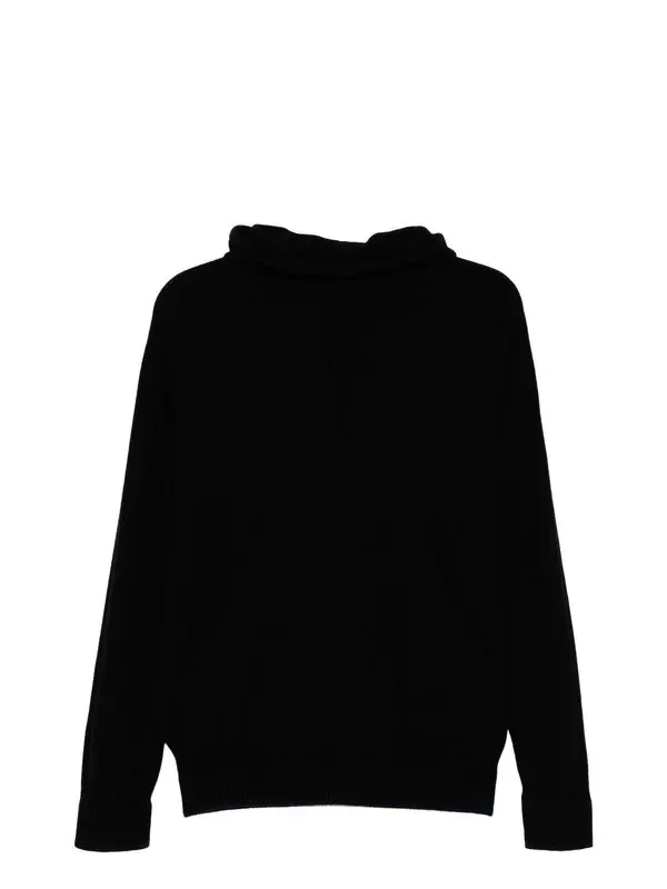 CFCL Knitted Hoodie - Black