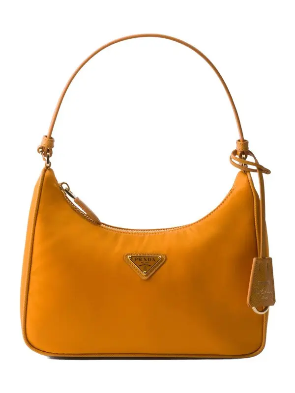 Prada Re-edition 2005 Re-nylon And Saffiano Mini Bag - Orange