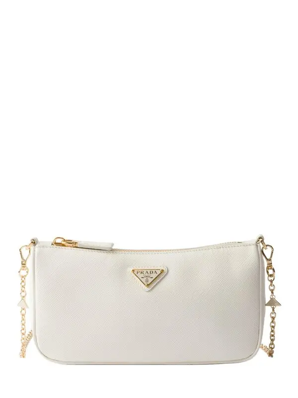 Prada Mini Saffiano Leather Bag - White