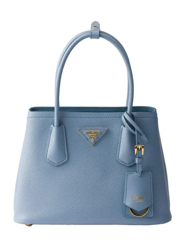 Prada Small Saffiano Leather Handbag - Light Blue