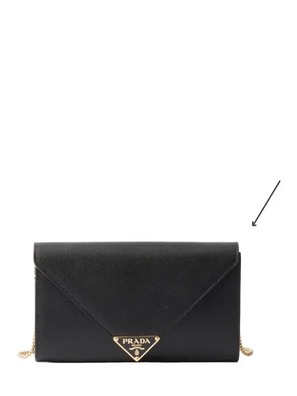 Prada Mini Saffiano Leather Bag - Black