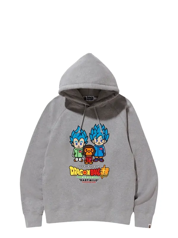 A BATHING APE X Dragon Ball Z Super Son Goku & Vegeta Hoodie - Grey