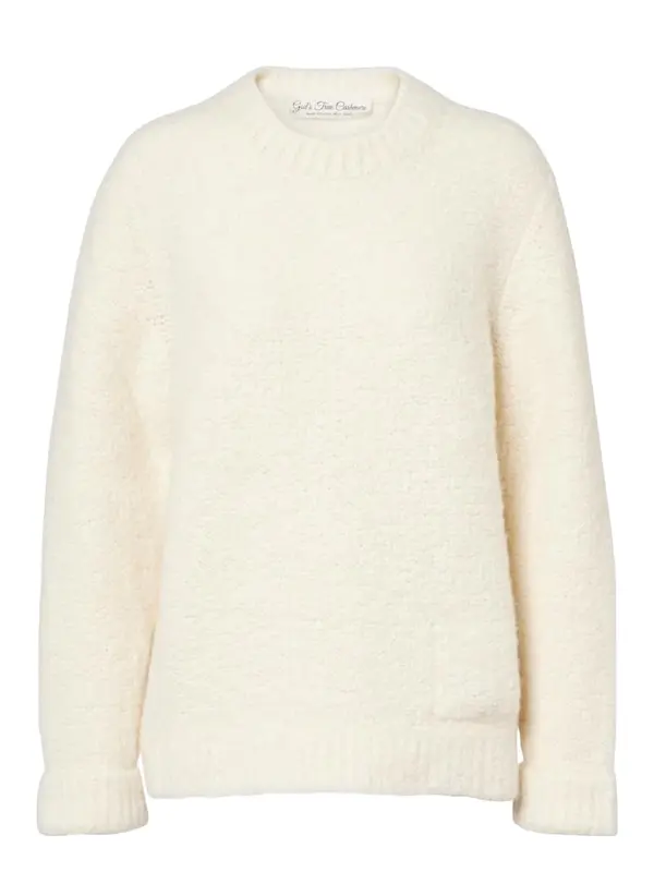 GOD'S TRUE CASHMERE Cashmere Sweater - White