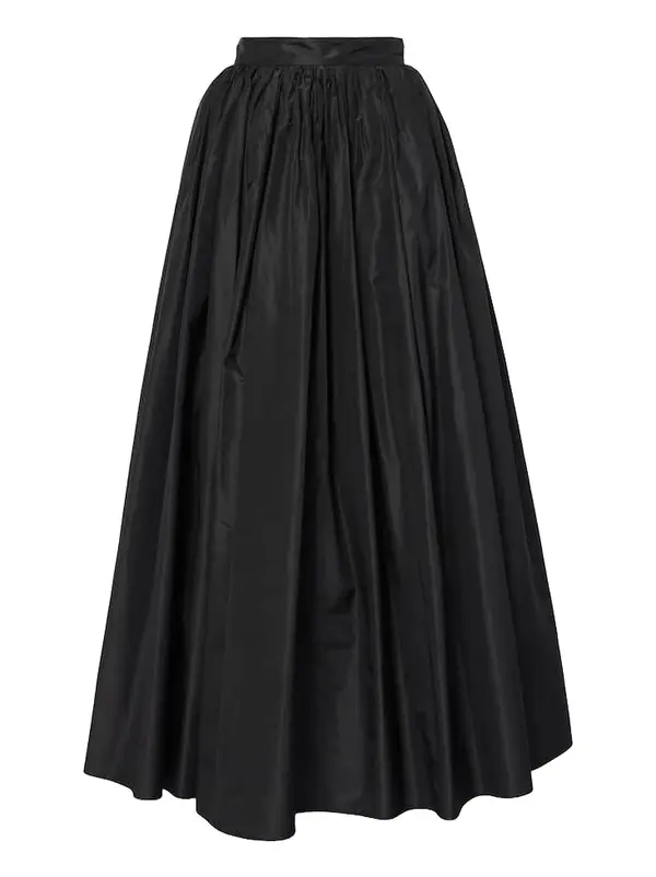 Dolce & Gabbana Gathered Maxi Skirt - Black