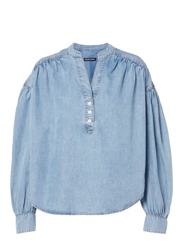 Veronica Beard Kylie Denim Shirt - Blue