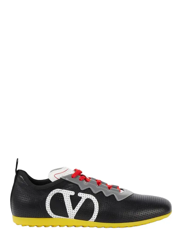 Valentino Garavani Chromathon Vlogo Signature Sneakers - Black