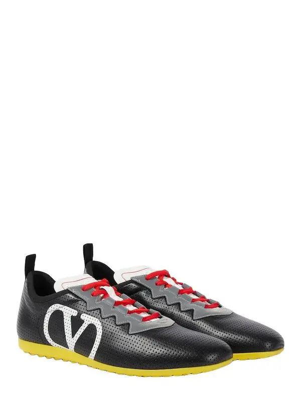 Valentino Garavani Chromathon Vlogo Signature Sneakers - Black
