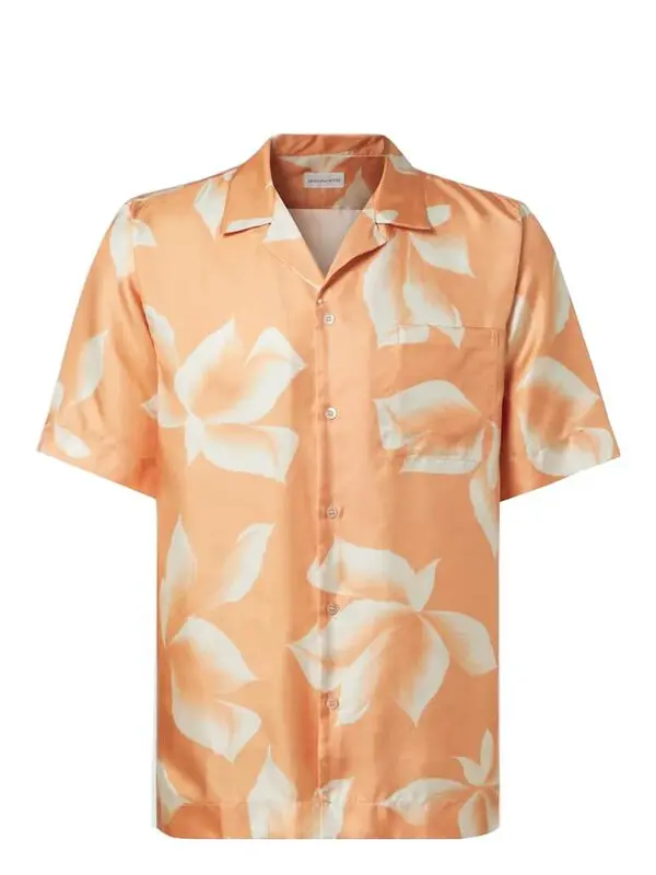Dries Van Noten Silk Shirt - Orange