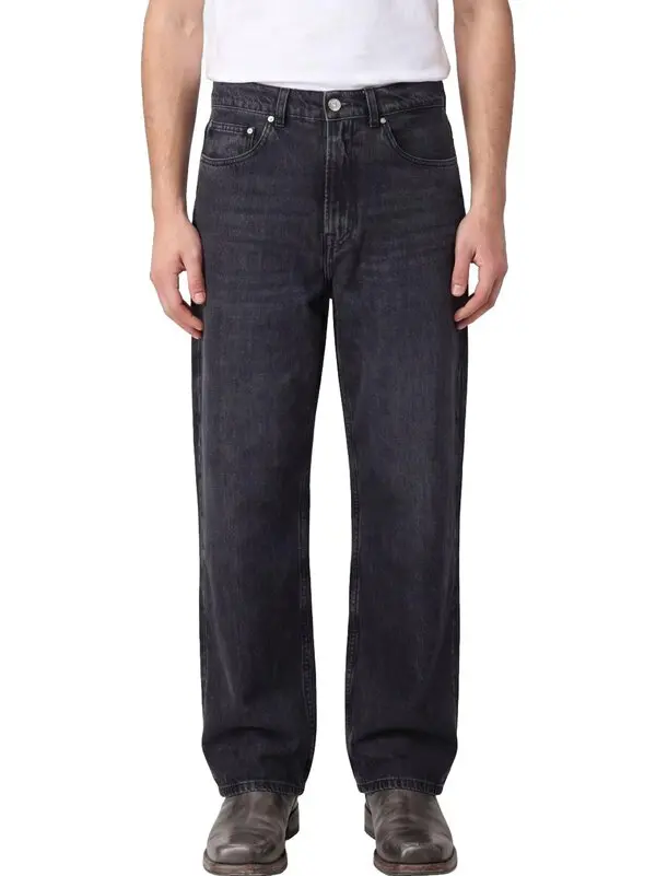 Our Legacy Wide-leg Cotton Denim Jeans - Grey