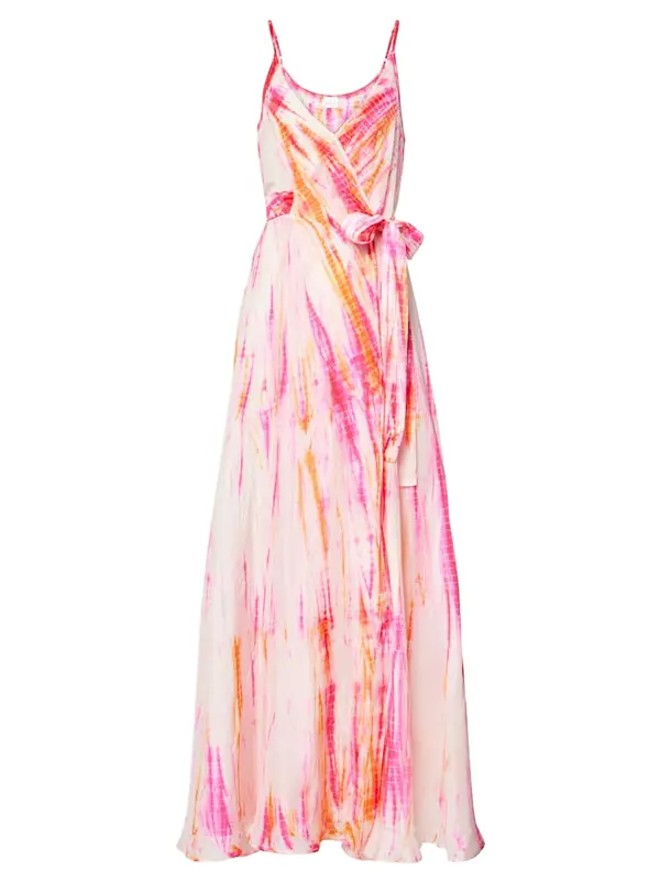 Anna Kosturova Silk Maxi Dress - Multicoloured