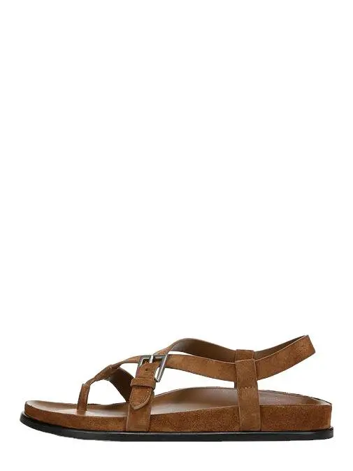 Vince Franca Leather Sandals - Natural