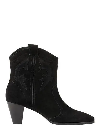 Ba&sh Casey Heeled Ankle Boots - Black