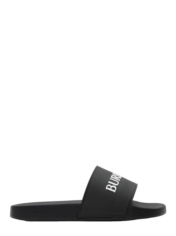 Burberry Logo Slides - Black/white