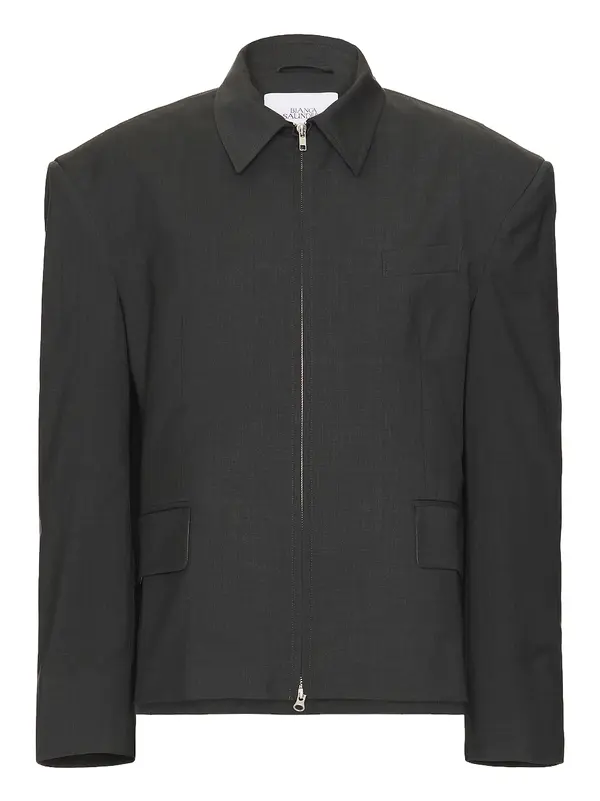 BIANCA SAUNDERS Pencil Jacket - Raven