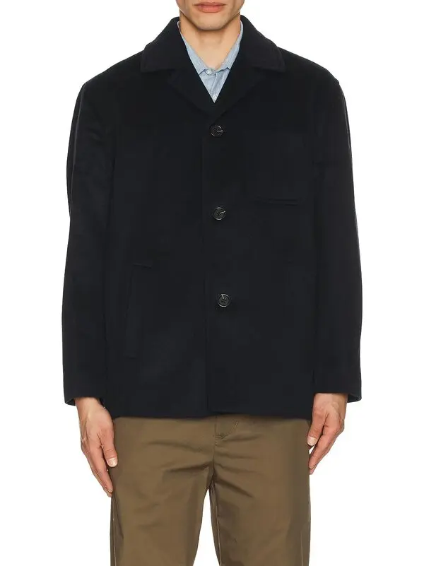 Club Monaco Short Coat - Navy