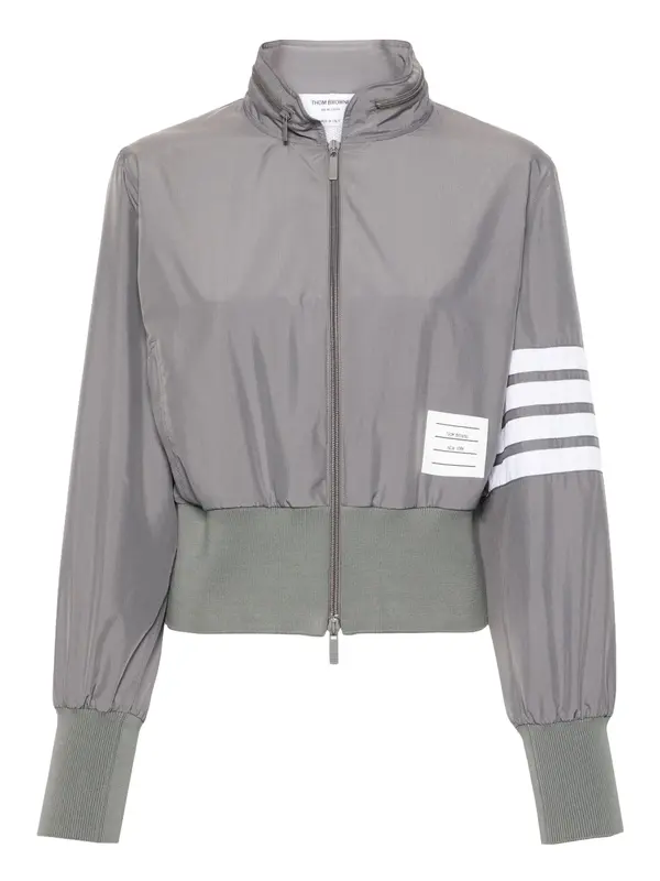 Thom Browne Ripstop Bomber Jacket - Grey