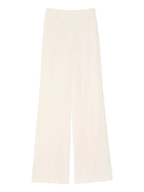 Sandro Sequin-embellished Straight-leg Woven Trousers - Naturels