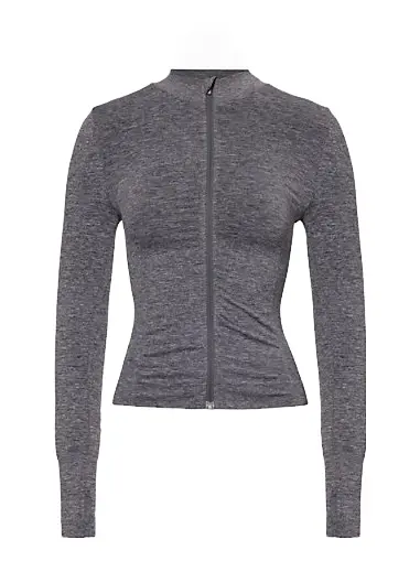 TALA Sculpt Panelled Jacket - Charcoal Marl