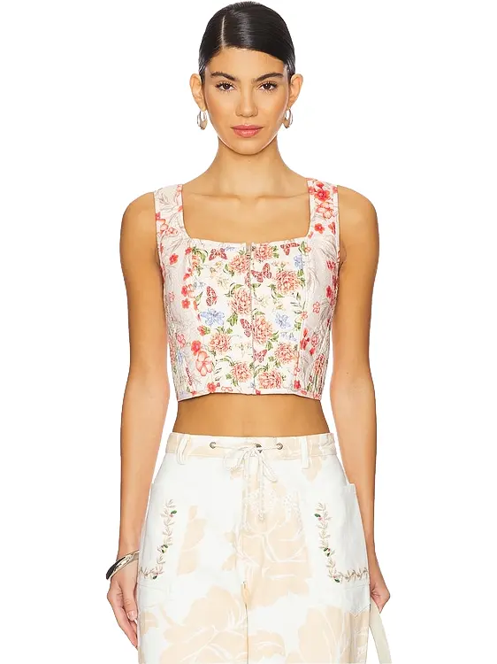 Agua Bendita X Connie Tank Top - Floral Multi