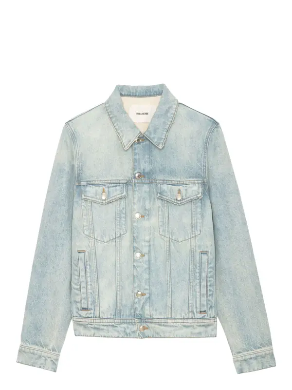 Zadig&Voltaire Bases Denim Jacket - Blue