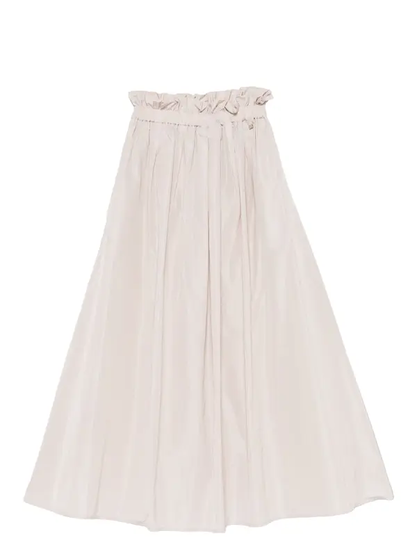 Herno A-line Midi Skirt - Neutrals
