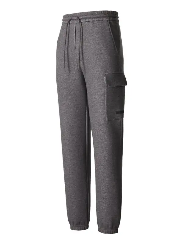 Mackage Marvin-r Double Face Jersey Cargo Sweatpants - Carbon Mix