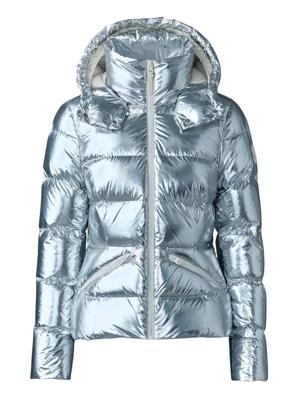 Mackage Metallic Laminate Down Jacket - Silver