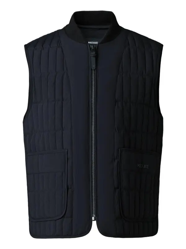 Mackage Levi Light Down Quilted Vest - Black