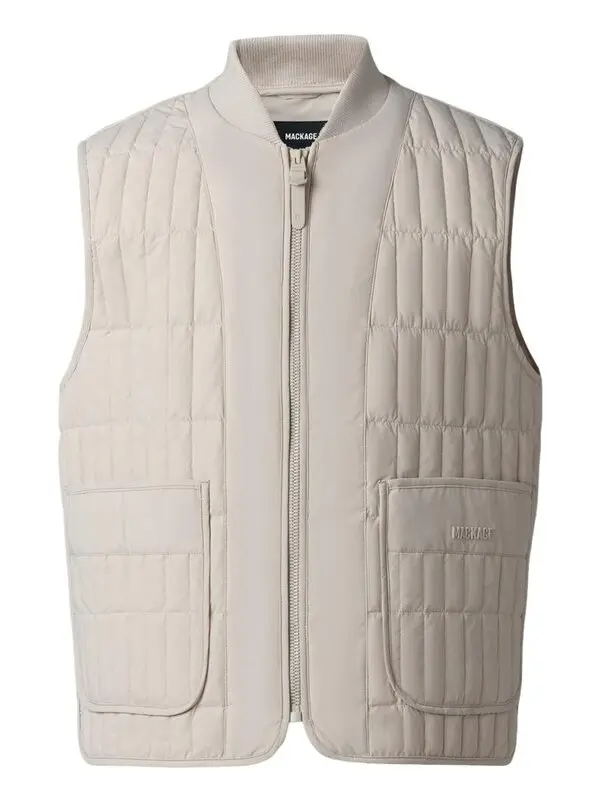 Mackage Levi Light Down Quilted Vest - Trench