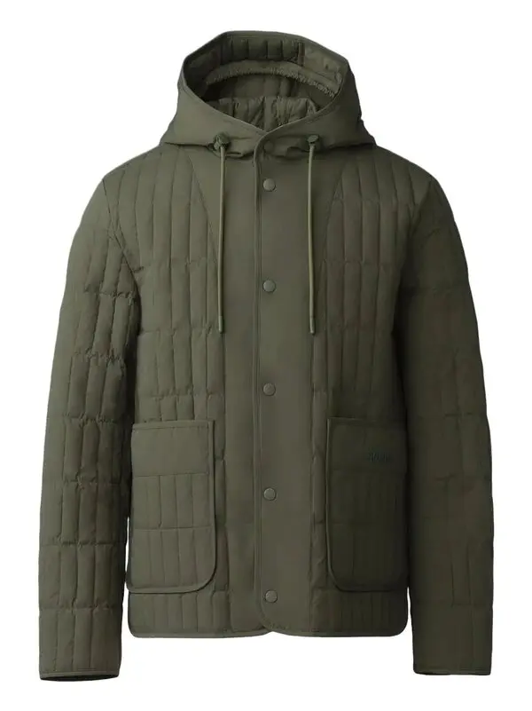 Mackage Miles Light Down Quilted Jacket - Light Military