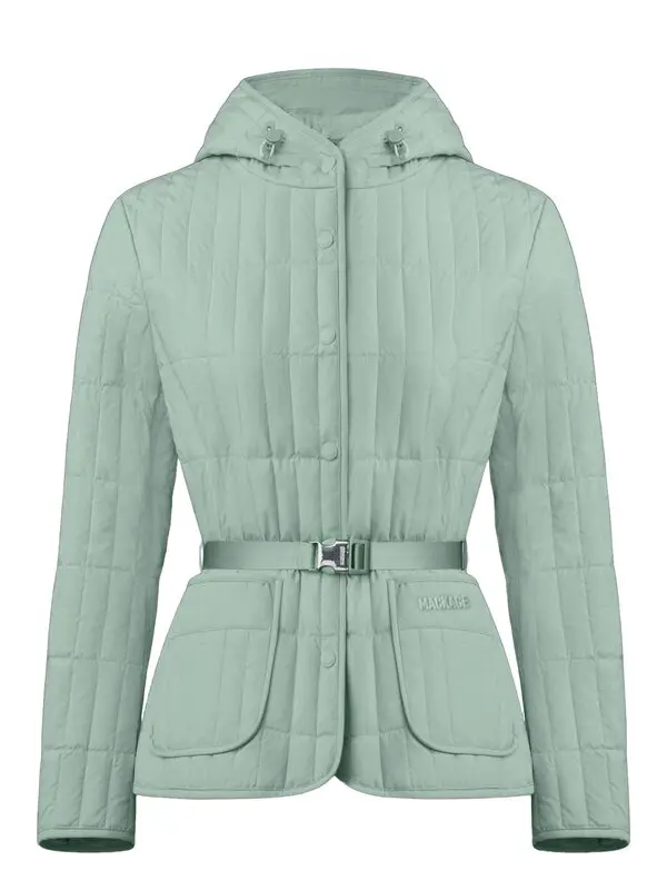 Mackage Light Down Vertical Quilted Jacket - Jade