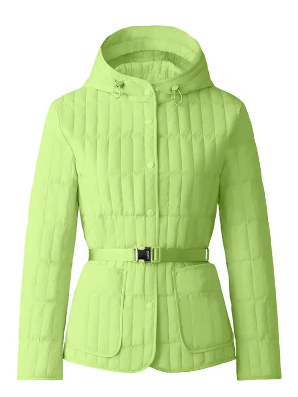 Mackage Light Down Vertical Quilted Jacket - Neon